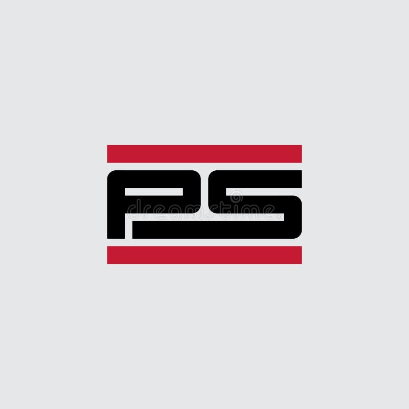 P and S - Monogram or Logotype for a Tech Startup. P5 - Vector Design ...