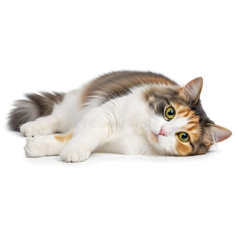 Playful Spirit Cat, Inviting and Approachable Stock Illustration ...