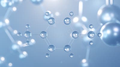 P-xylene Molecular Structure 3d, Flat Model, Para-xylene, Structural ...