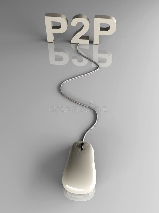 P2P stock illustration. Illustration of graphic, button - 14025029