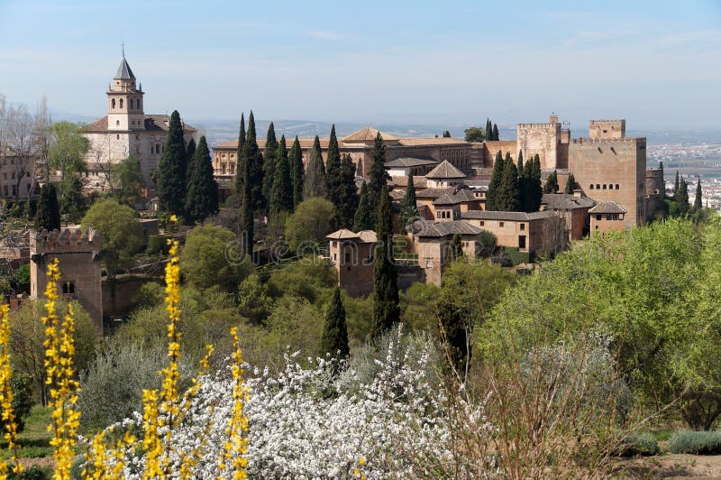 País Histórico Da Espanha De Granada Foto de Stock - Imagem de europa ...