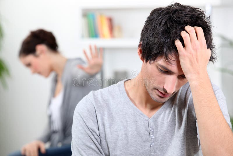 Paar het ruzie maken stock afbeelding. Image of meningsverschil - 35913749