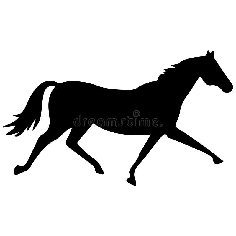 Paardpictogram vector illustratie. Illustration of samenvatting - 136190716