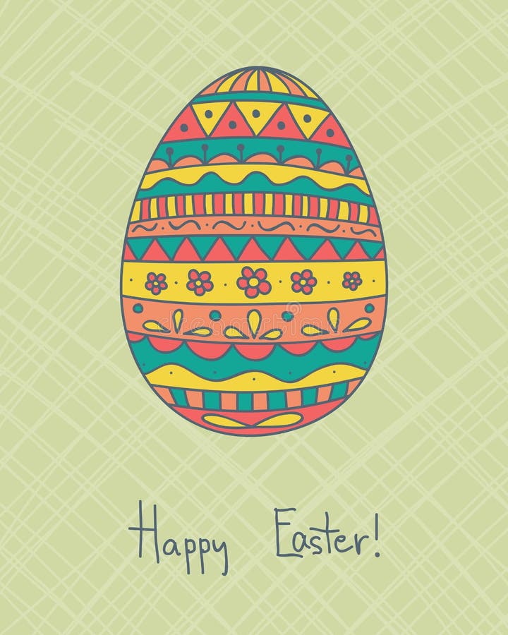 Paasei vector illustratie. Illustration of godsdienstig - 39325909