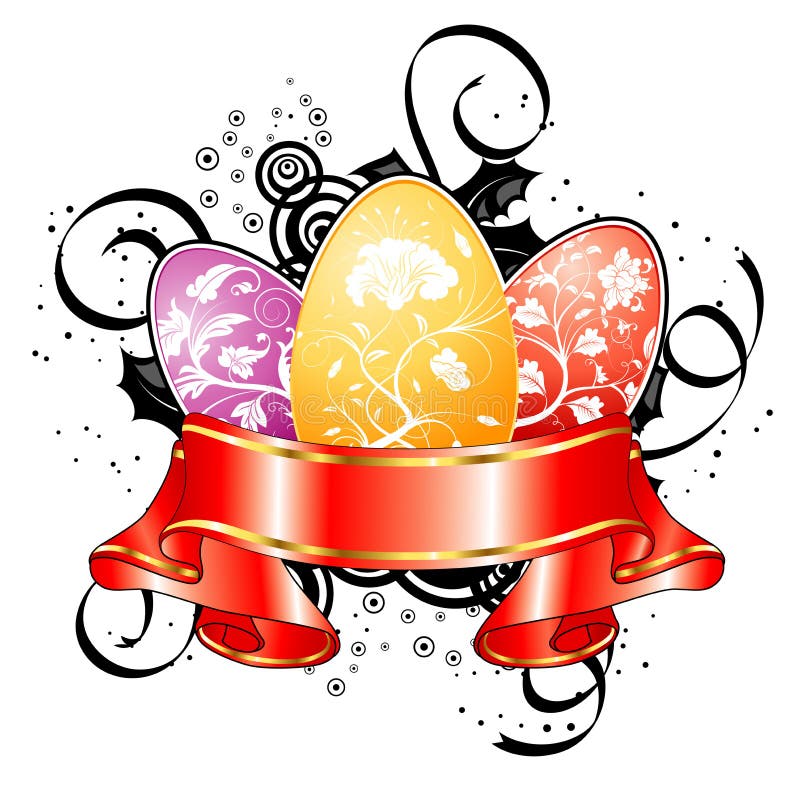 Paasei vector illustratie. Illustration of illustratie - 13370054