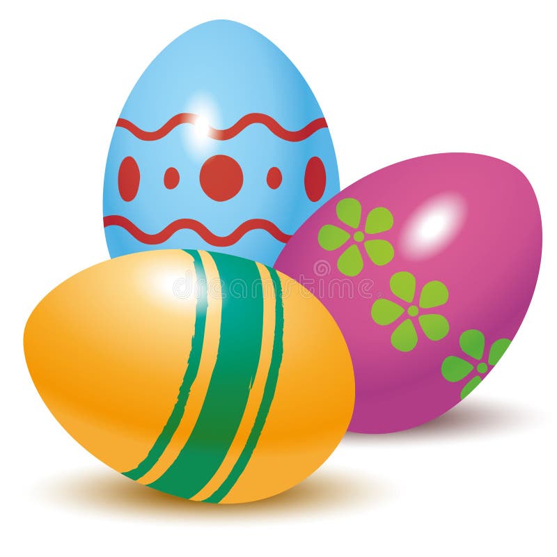 Paaseieren vector illustratie. Illustration of patroon - 17528495