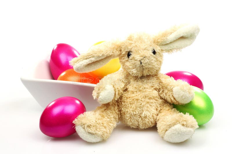 Paashaas stock foto. Image of viering, gekleurd, festiviteiten - 13512238