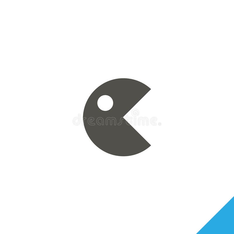 Pac Man Icon. Arcade Game Simple Icon. Pac Man Isolated Icon Stock ...