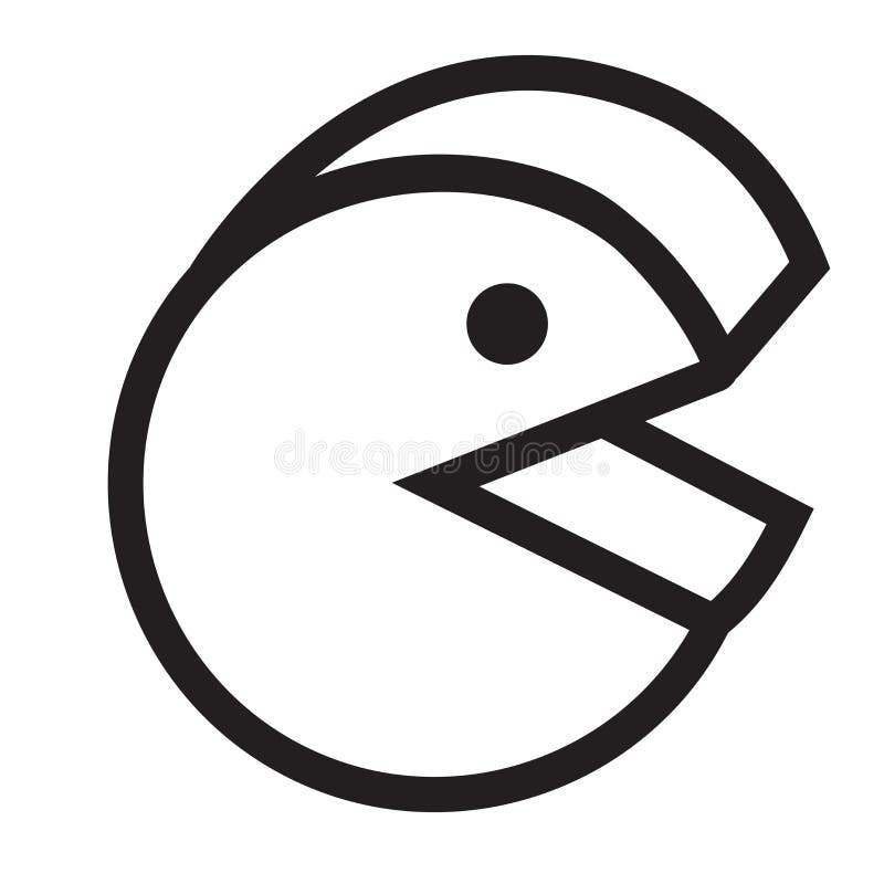 Pacman Icon Vector Sign And Symbol Isolated On White Background, Pacman ...