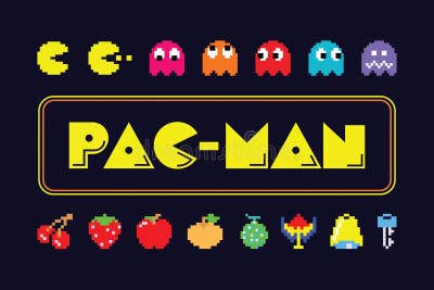 Pac-man Screen Retro Game Editorial Editorial Stock Photo ...