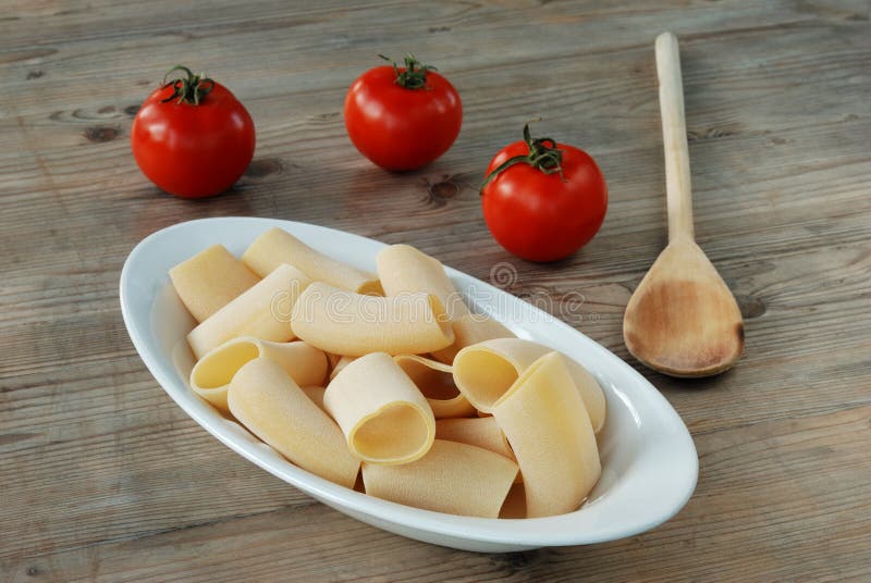 Paccheri - italian pasta stock image. Image of italian - 22259577