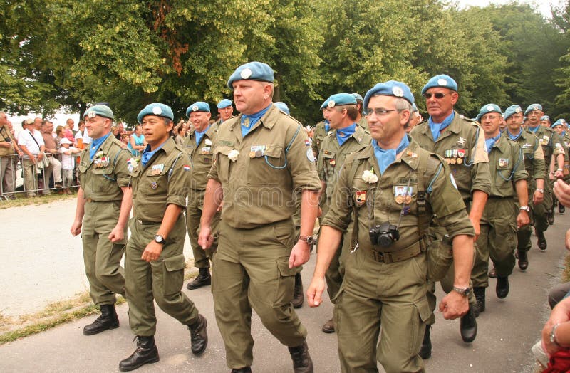 Pace Dell'ONU Che Mantiene I Veterani Fotografia Editoriale - Immagine ...