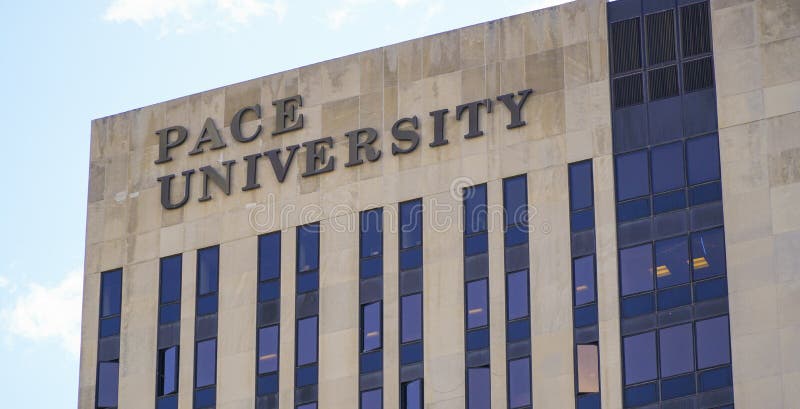 Pace University in New York Editorial Stock Image - Image of sept ...