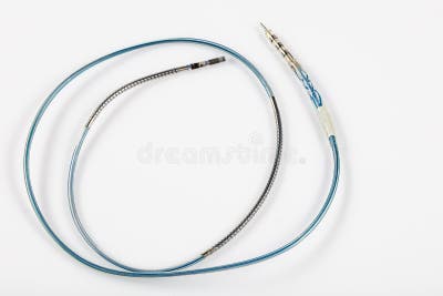 Pacemaker Activation Cable Isolated on White Background. Heart Battery ...
