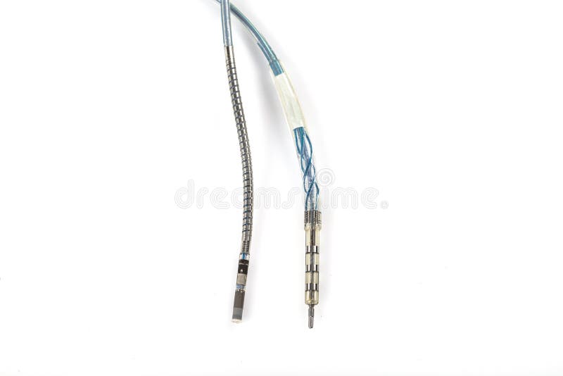 Pacemaker Activation Cable Isolated on White Background. Heart Battery ...