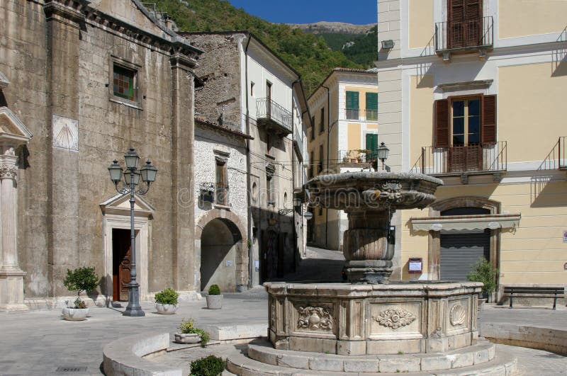 Pacentro, Italy stock photo. Image of rome, italia, italy - 64874528