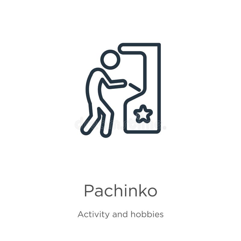 Pachinko Icon on White Background. Simple Element Illustration from ...