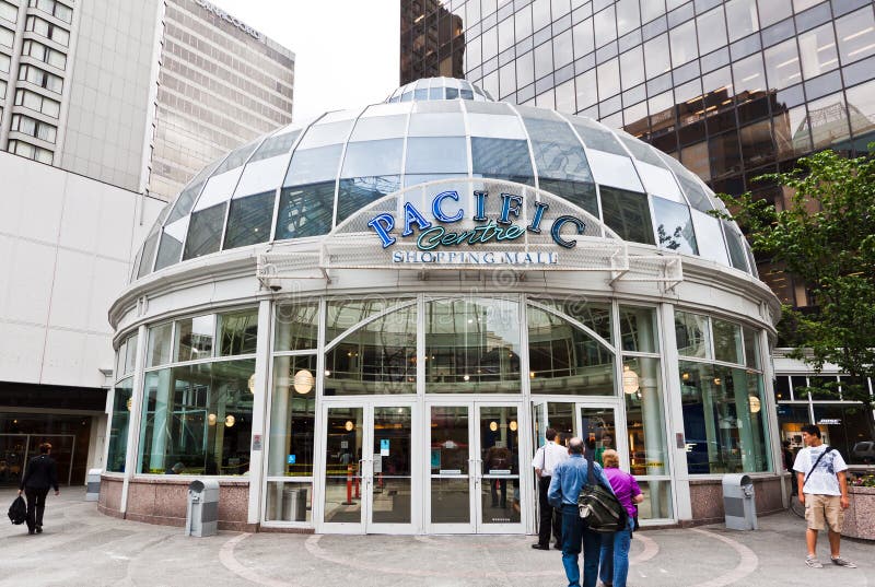 Pacific Center Shopping Mall Vancouver Editorial Stock Image - Image of ...