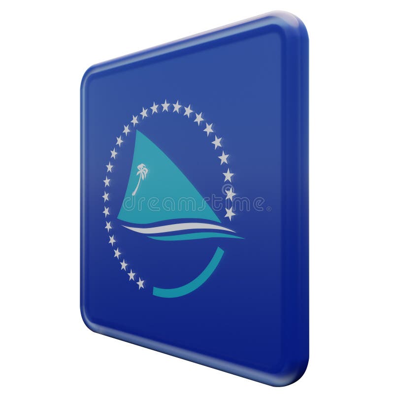 Pacific Community 3D flag stock illustration. Illustration of travel ...