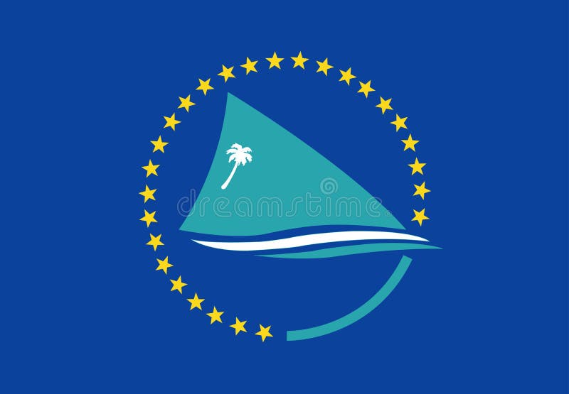 Pacific Community flag stock vector. Illustration of globalisation ...
