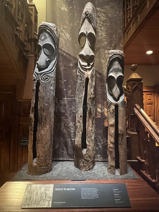 Pacific Hall at the Bishop Museum in Honolulu on Oahu, in Hawaii ...