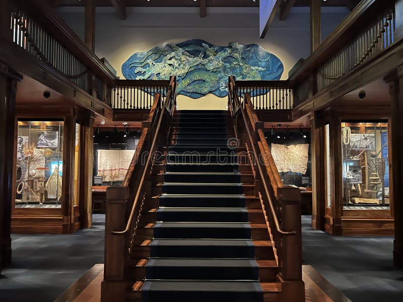 Pacific Hall at the Bishop Museum in Honolulu on Oahu, in Hawaii ...