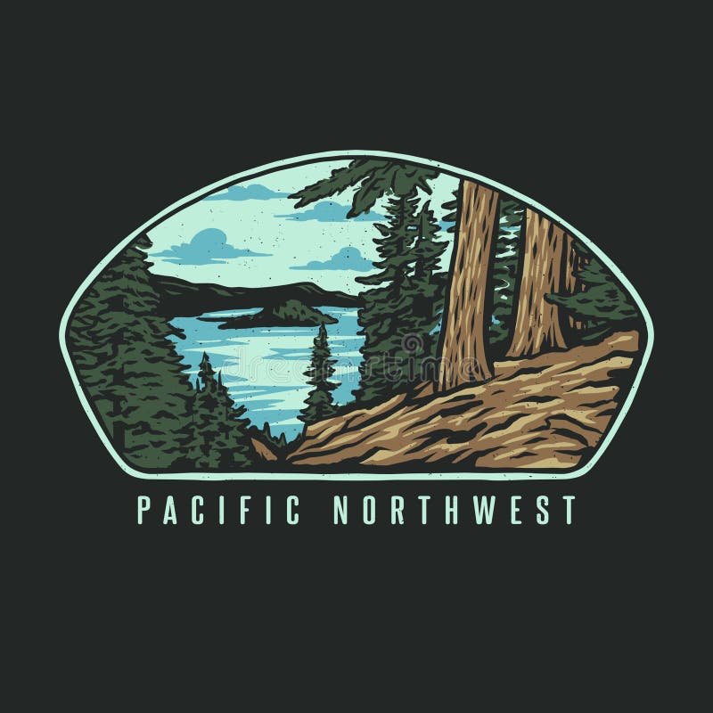 Pacific Northwest Logo Stock Illustrations – 186 Pacific Northwest Logo ...