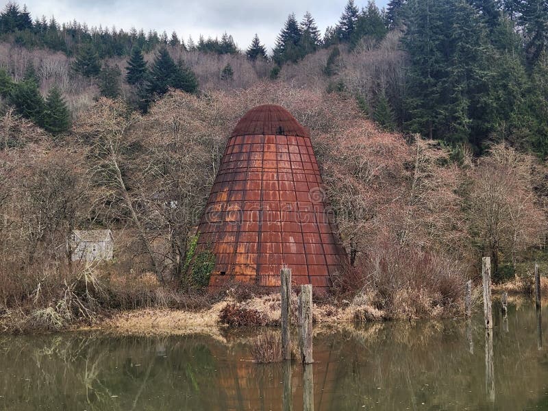 Pacific Northwest Logging Towns Stock Photo - Image of ruins, landscape ...