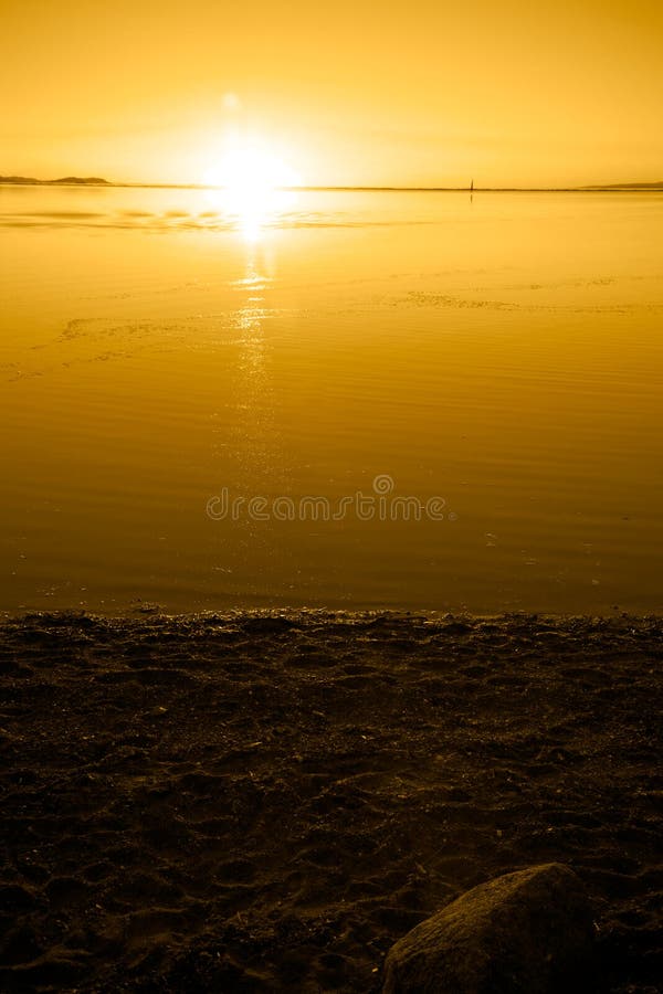 Pacific Northwest Sunset stock photo. Image of night - 10020116