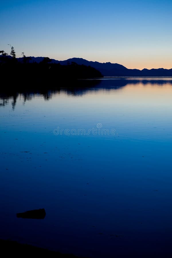 Pacific Northwest Sunset stock image. Image of cline, scenic - 9951469