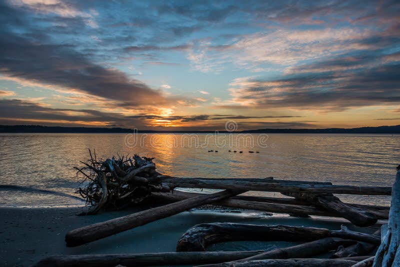 Pacific Northwest Sunset 9 stock photo. Image of washington - 84745466