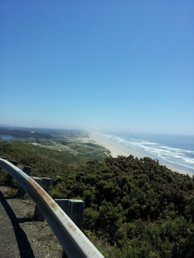 Pacific Ocean & Beach Front Stock Photo - Image of nature, coast: 231036310