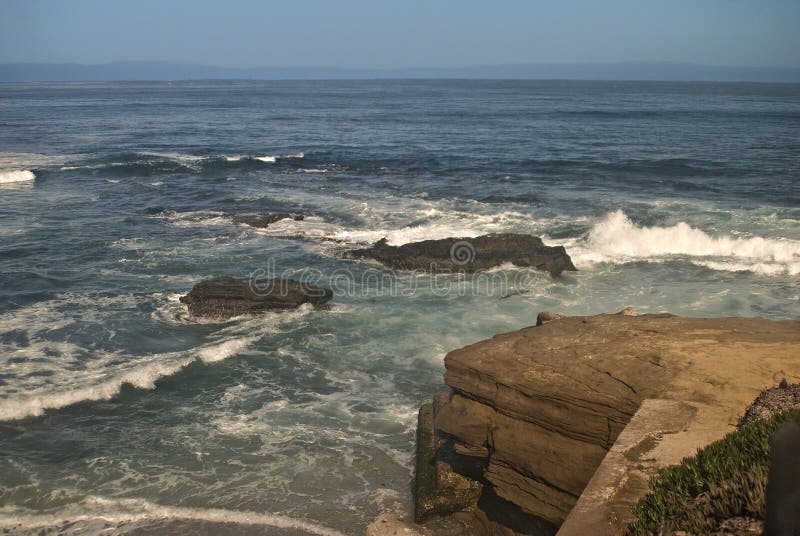 Pacific Ocean Cliffs stock photo. Image of california - 10714878
