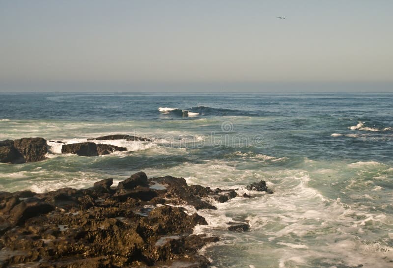 Pacific Ocean Cliffs stock image. Image of seascape, cove - 10714883