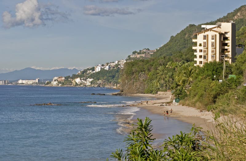 Pacific Ocean Coast in Mexico Stock Photo - Image of seascape, surf ...