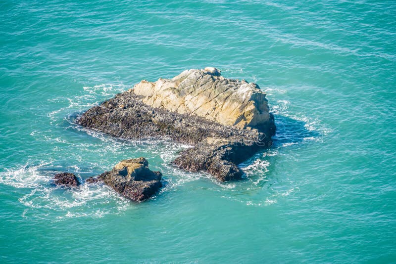 Pacific Ocean Coastal Cliff Scenes Stock Image - Image of water, beach ...