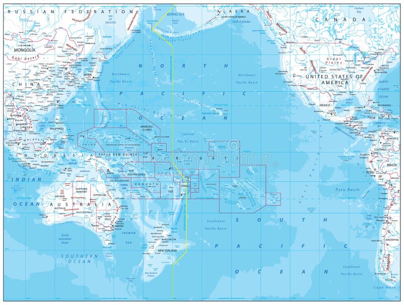 Pacific Islands Map Stock Illustrations – 621 Pacific Islands Map Stock ...