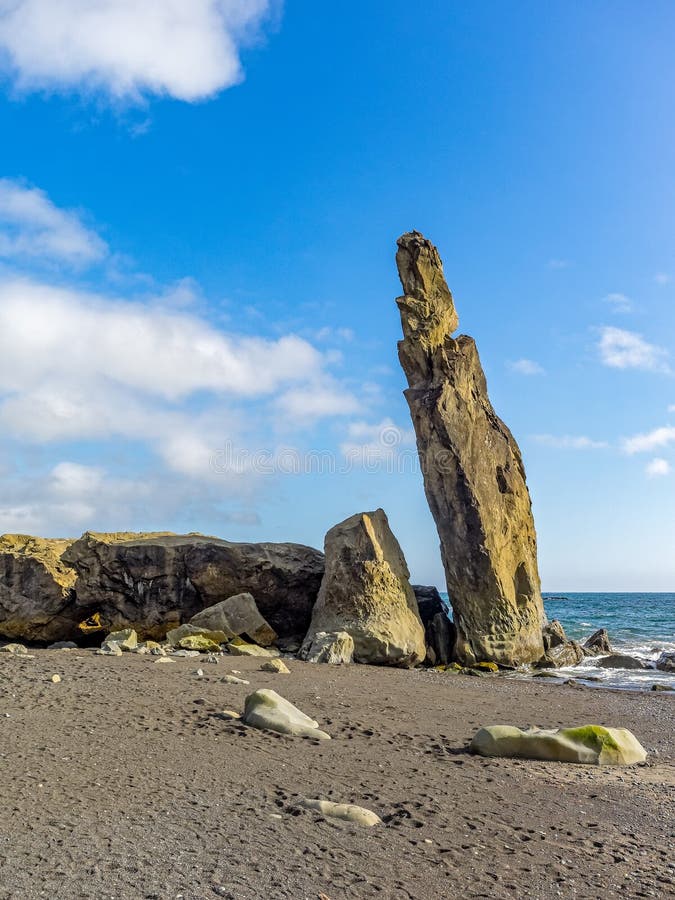 Pacific Ocean Northern Washington State Stock Image - Image of finger ...