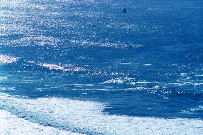 Pacific Ocean stock photo. Image of boat, breaking, surf - 49142090