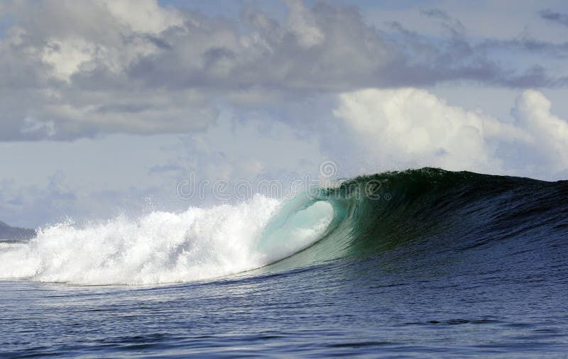 Split Ocean Wave Background Isolated, Sea Stock Photo - Image of ...