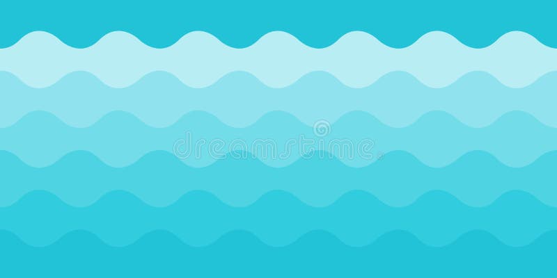 Pacific Ocean Waves Pattern Stock Vector - Illustration of vector ...