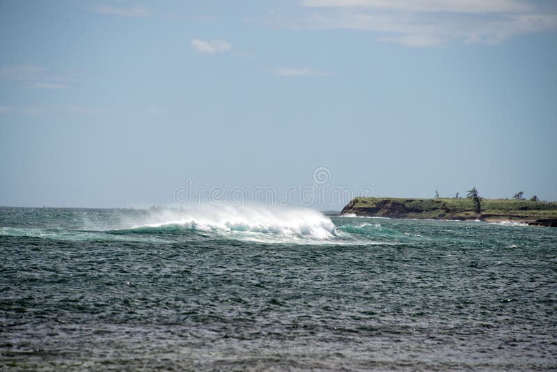 Pacific Ocean Waves on the Shore Stock Photo - Image of liquid, curl ...