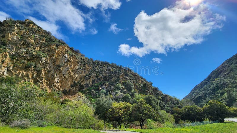 Pacific Palisades Mountains Photo Stock Image - Image of mountain ...