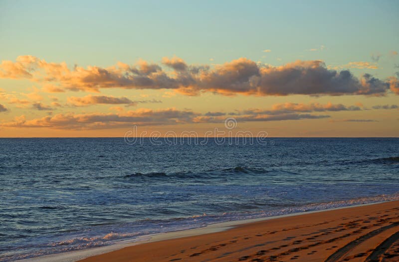 On Pacific at sunset stock image. Image of clouds, sunset - 37408503