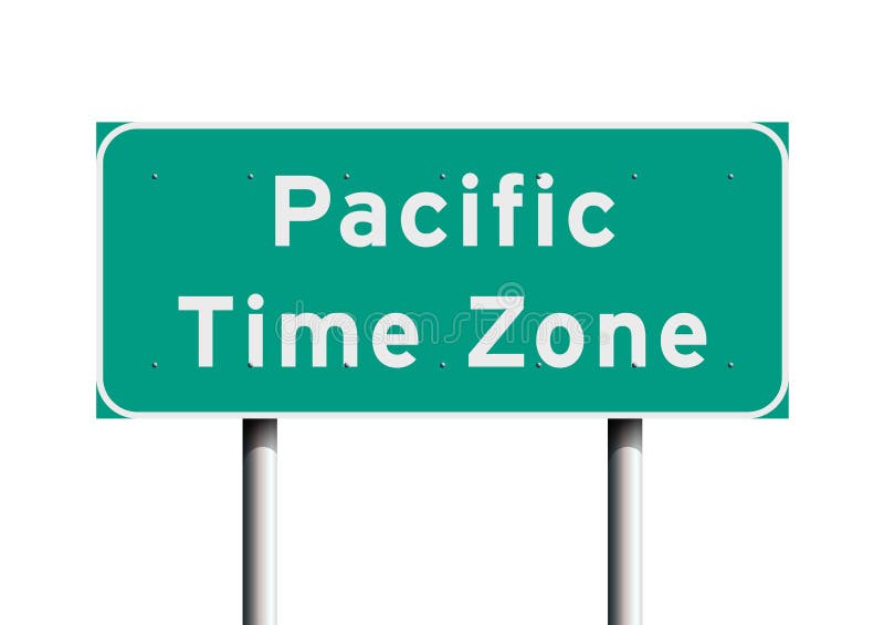 Pacific Time Zone Sign Stock Illustrations – 5 Pacific Time Zone Sign ...