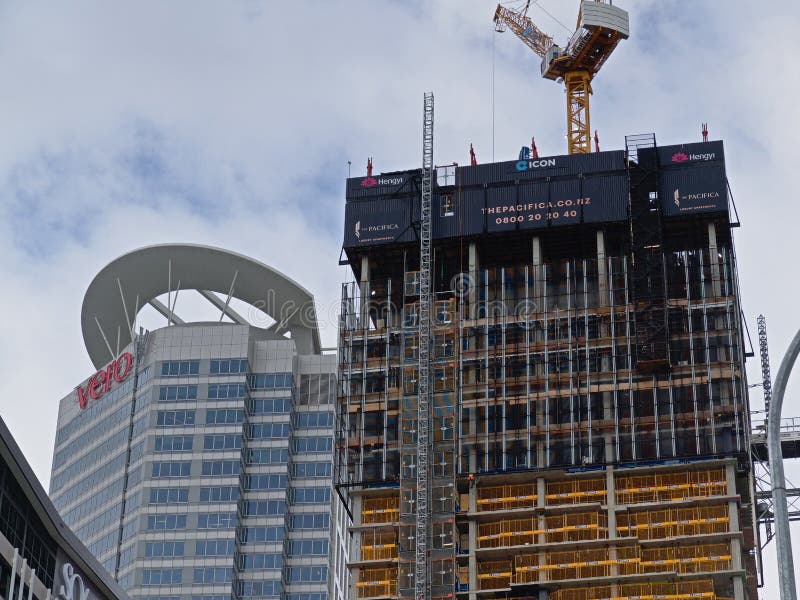 The Pacifica Building Construction Site Editorial Photo - Image of ...
