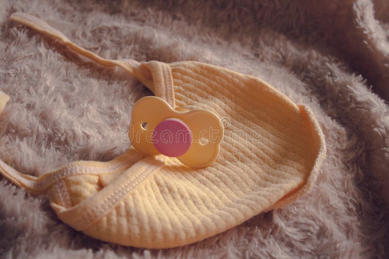 Pacifier for the baby stock image. Image of congratulation - 145701053