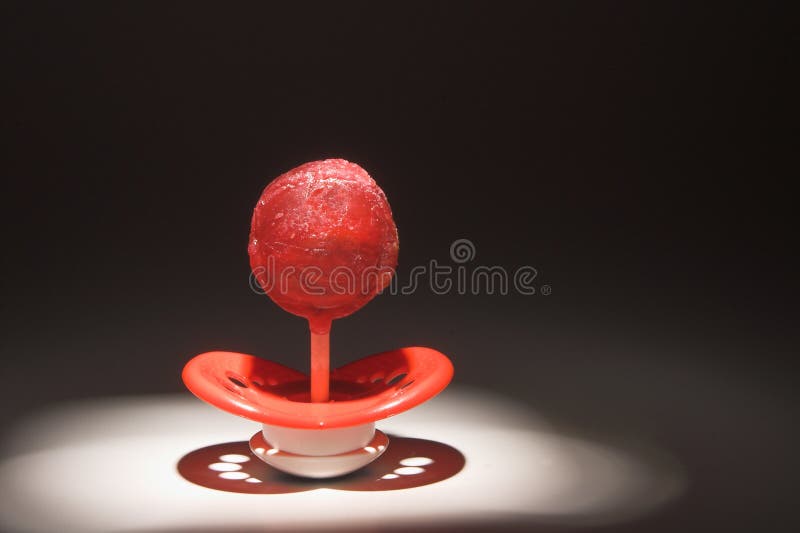 Pacifier do Lollipop foto de stock. Imagem de doce, bebê - 3867826