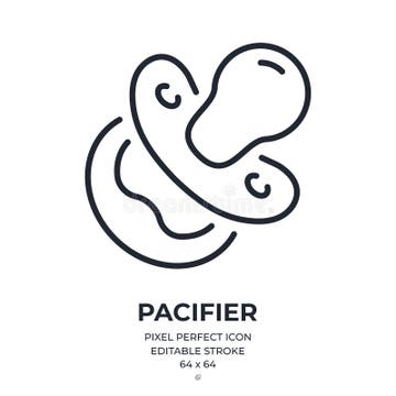 Pacifier Pixel Stock Illustrations – 246 Pacifier Pixel Stock ...