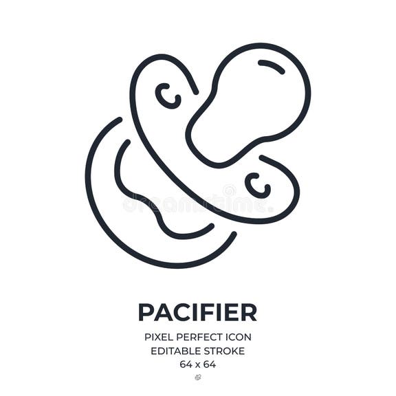 Pacifier Pixel Stock Illustrations – 246 Pacifier Pixel Stock ...
